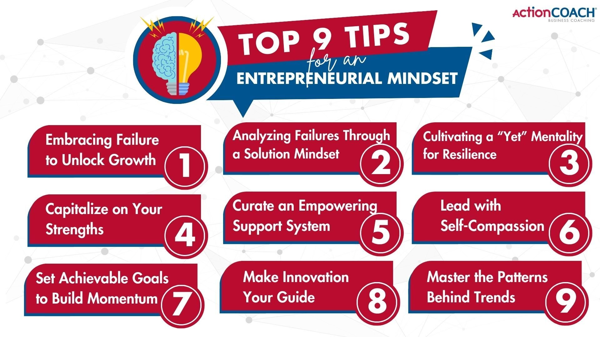 Top 9 Tips for an Entrepreneurial Mindset